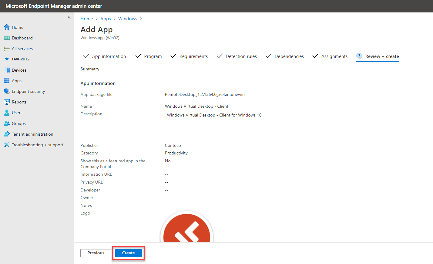 Learn how to deploy the Remote Desktop (MSRDC) Windows Virtual Desktop (WVD) client as Intune ...